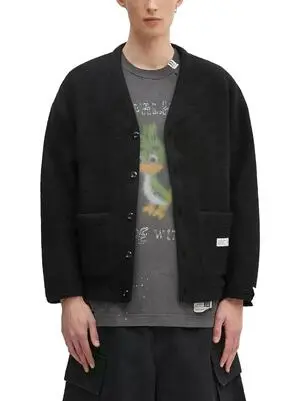 NEIGHBORHOOD Patch-pocket Cardigan - Black