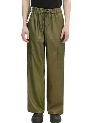Rains Drawstring Cargo Trousers - Green