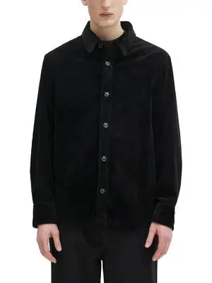 A.p.c. Corduroy Long-sleeve Shirt - Black