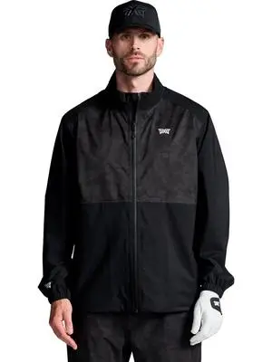 PXG Fairway Camo Rain Jacket - Black