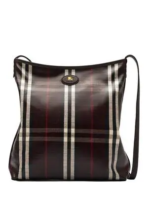 Burberry Highlands Shoulder Bag Mahogany Red