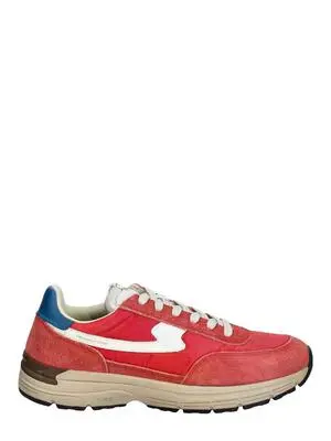 S.W.C STEPNEY WORKERS CLUB Panelled Sneakers - Red