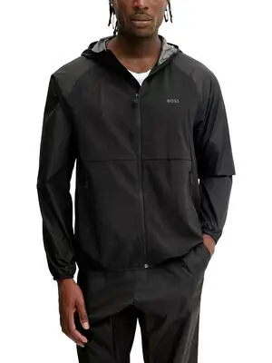 Hugo Boss Hooded Panelled Jacket - 001