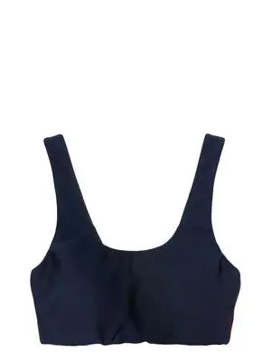The Upside Oxford Sport Bra - Blue