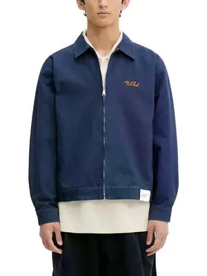 NEIGHBORHOOD Embroidered Zip-up Jacket - Blue