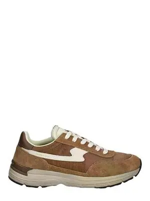 S.W.C STEPNEY WORKERS CLUB Osier S-strike Panelled Sneakers - Brown