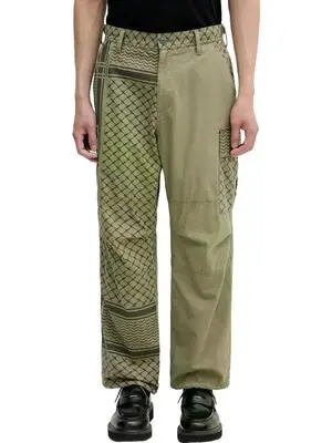 NEIGHBORHOOD Patterned Cargo Trousers - Green