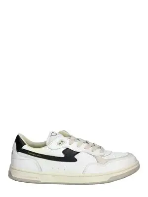 S.W.C STEPNEY WORKERS CLUB Pro-cup Leather Panel Sneakers - White