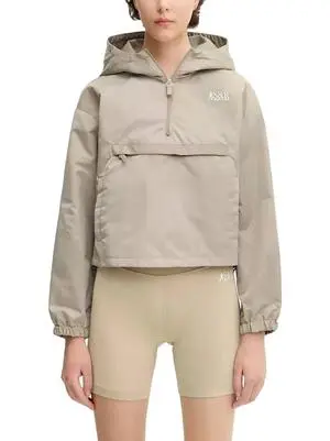 SPORTY & RICH Hooded Pouch-pocket Jacket - Neutrals