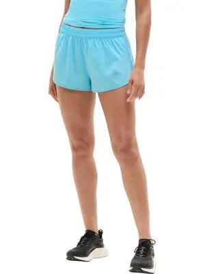 Athleta Speedwork Mid-rise 2 1/2" Run Short - Aqua