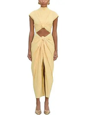 Cult Gaia Inaya Cutout Dress Daffodil