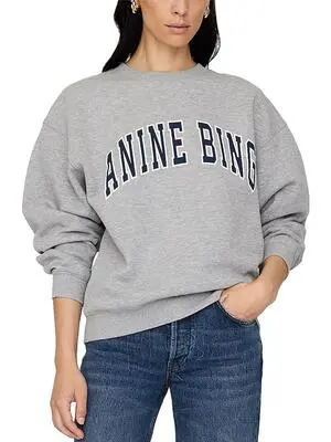 ANINE BING Spencer Sweatshirt - Gret Melange