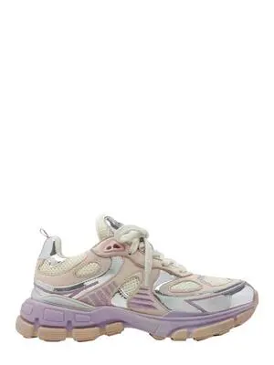 Axel Arigato Metallic Panelled Mesh Sneakers Light Pink/silver