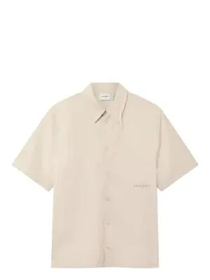 Axel Arigato Dylan Embroidered Pocket Shirt - Beige