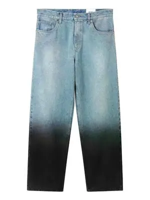 Axel Arigato Zine Coated Dip-dye Jeans - Blue
