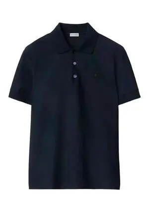Burberry Cotton Polo Shirt - Blue