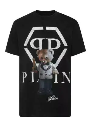 Philipp Plein Bear-print T-shirt - Black