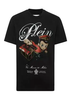 Philipp Plein Crystal-embellished T-shirt - Black