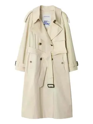 Burberry Belted Double-breasted Trench Coat - Neutrals