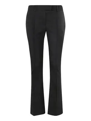 Attico Wool Trousers - Black