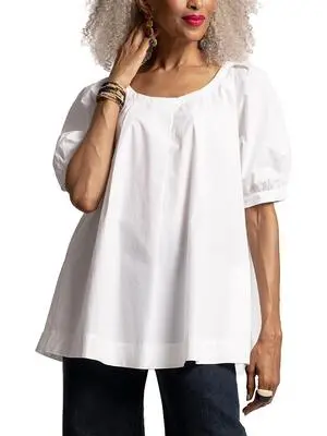 FRANCES VALENTINE Zonda Top - White