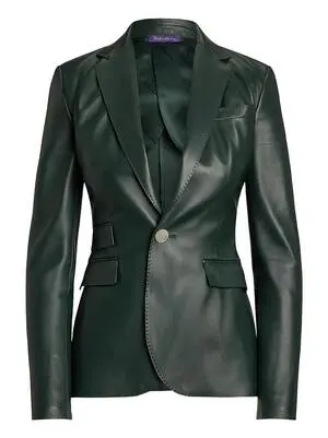 Ralph Lauren Parker Lambskin Jacket - Dark Racing Green