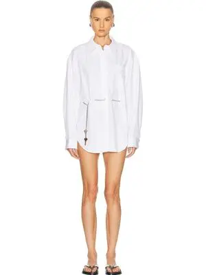 ALEXANDER WANG Button Up Shirt With Chain Belt