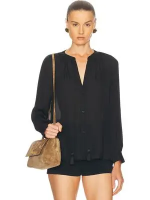 NILI LOTAN Lys Top - Black