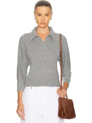 Khaite Herve Cashmere Sweater Fog