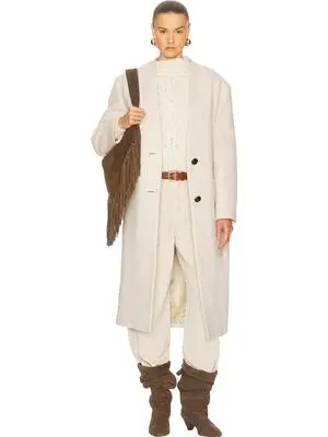 Isabel Marant Étoile Isabel Marant Florane Coat Ecru