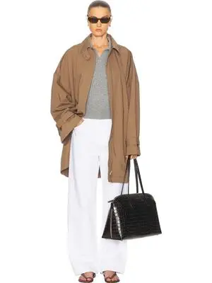 TOTEME Oversized Trench Jacket - Hazel