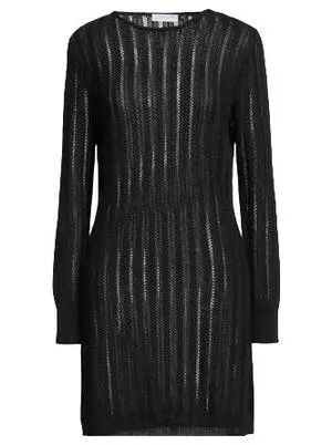 Majestic Filatures Mini Dress Viscose Lurex Polyamide - Black
