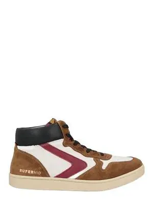 VALSPORT Leather High-top Sneakers - Brown