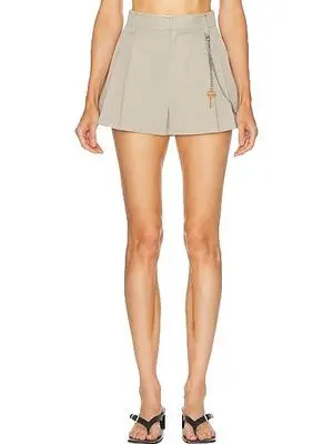Alexander Wang High Rise Short - Stone