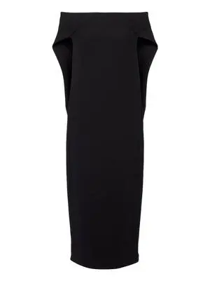 THE ROW Anitas Off-the-shoulder Dress - Black