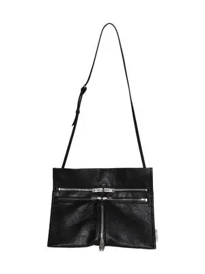 Alexander Wang Geo Medium Leather Hobo - Black