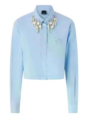 PINKO Embroidered-Logo Shirt