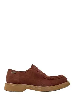 Camper Lace-up Suede Derby Shoes - Brown