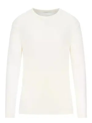 LEMAIRE Long-sleeve Cotton Top - Neutrals