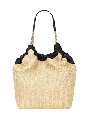 DEMELLIER Miami Raffia Tote