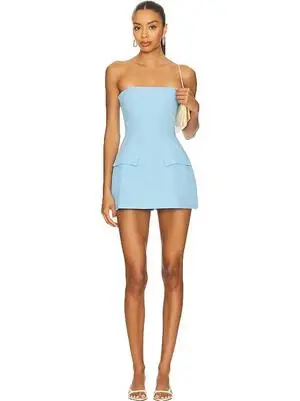 Amanda Uprichard Strapless Romper - Pacific
