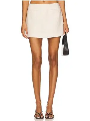 LOVERS AND FRIENDS Beatrice Mini Skirt - Natural