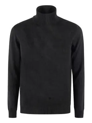 ROBERTO COLLINA Turtleneck Sweater - Black