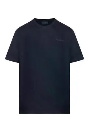 Paul & Shark Embroidered Cotton T-shirt - Blue