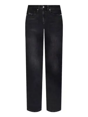 DIESEL 1979 Slenker Faded-effect Jeans - Black