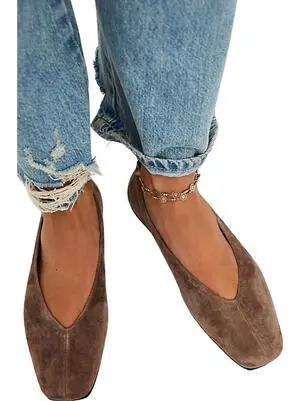 Jeffrey Campbell Everyday Flat - Taupe Suede