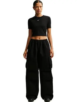 Nike Sportswear Mid-rise Oversized Woven Cargo Pants - Black
