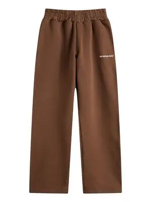 MKI MIYUKI ZOKU Uniform Wide Leg Joggers - Cocoa Brown