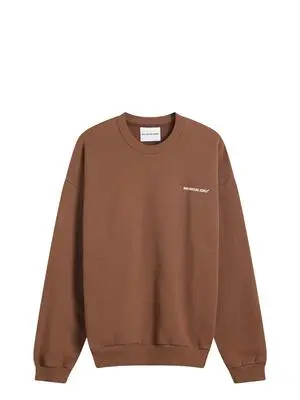 MKI MIYUKI ZOKU Uniform Crewneck Sweatshirt - Cocoa Brown