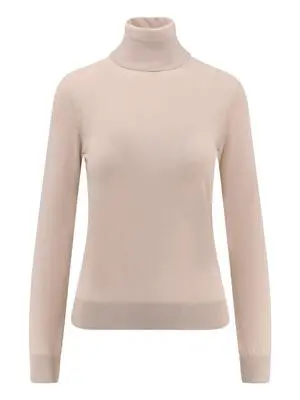 Loro Piana Cashmere Turtleneck Beige